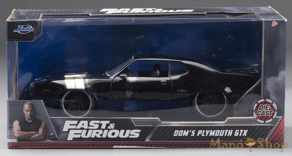 Fast & Furious - Dom's Plymouth GTX - Jada Toys - ManóS