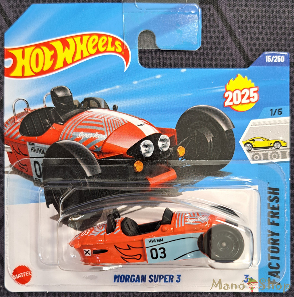 Hot Wheels - Factory Fresh - Morgan Super 3 - ManóShop webár